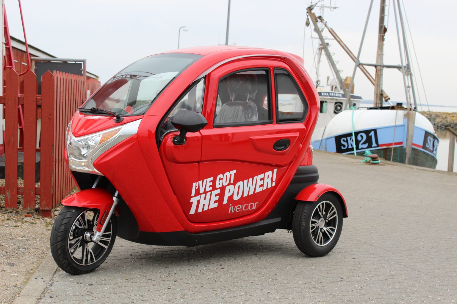 Ive-Car er en Elektrisk Luksus Kabinescooter ⇒ Bestil prøvetur